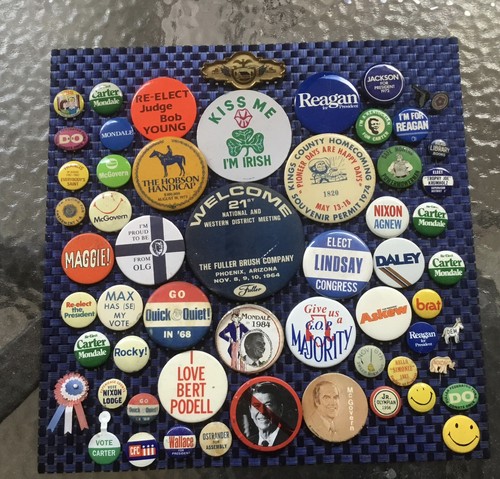 Lot Of 58 Misc Political And Advertising Pinback Button Pins | eBay