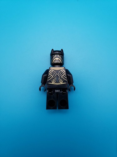 Lego Marvel Minifigure Erik Killmonger Golden Jaguar 76099 Black ...