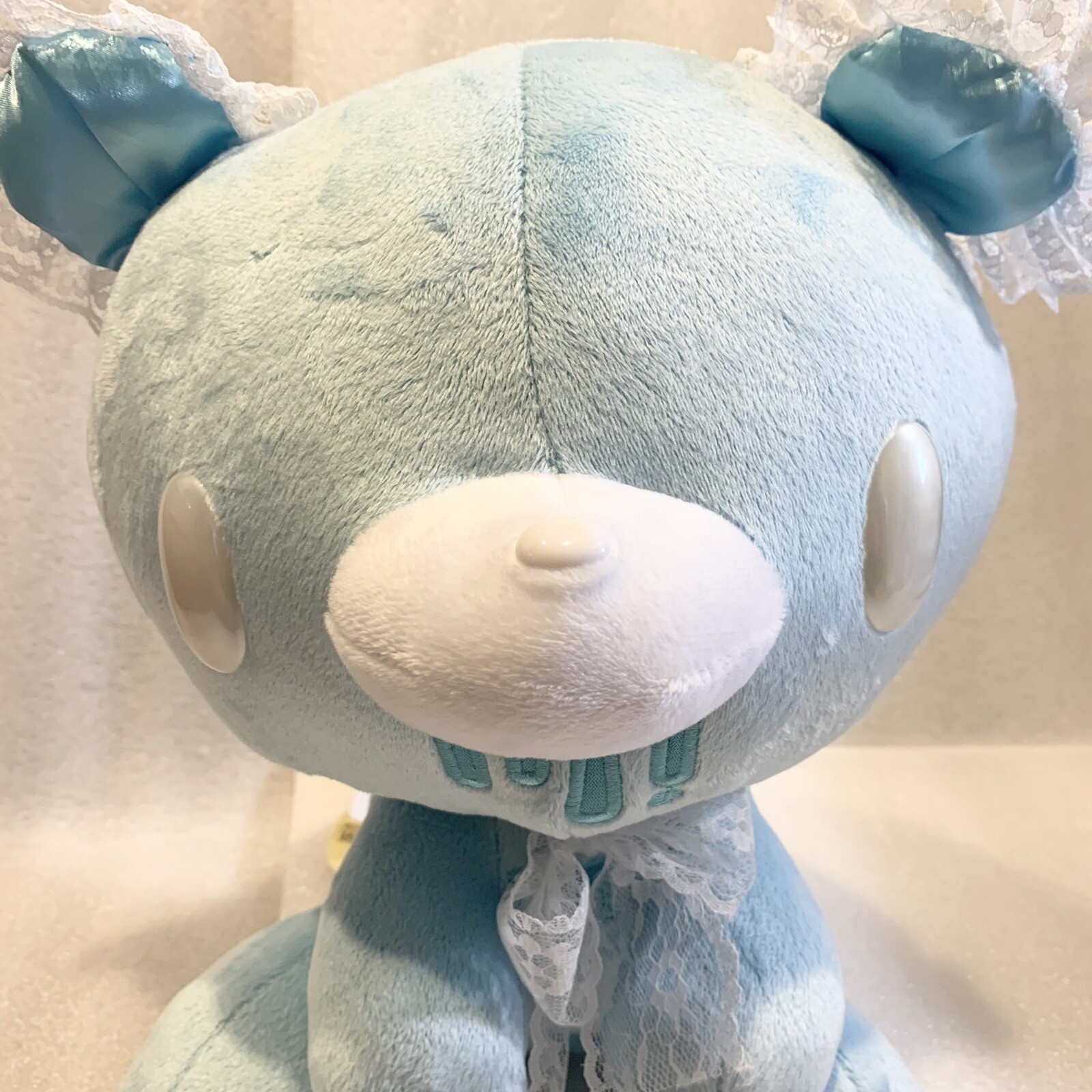 Taito Chax GP Naughty Bear Gloomy Plush Doll Lace Ear Variation Blue ...
