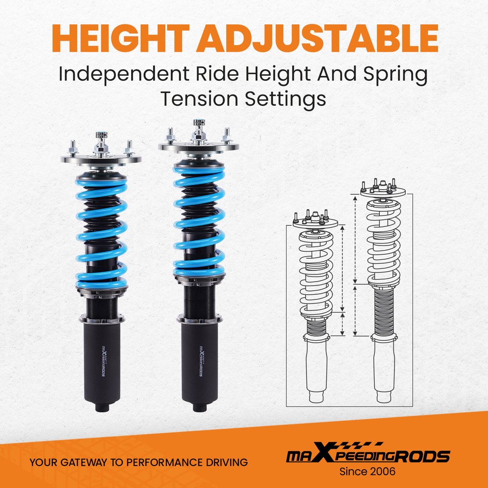 MaXpeedingrods Adjustable Coilovers Shocks Kit for Lexus IS250 IS350 ...