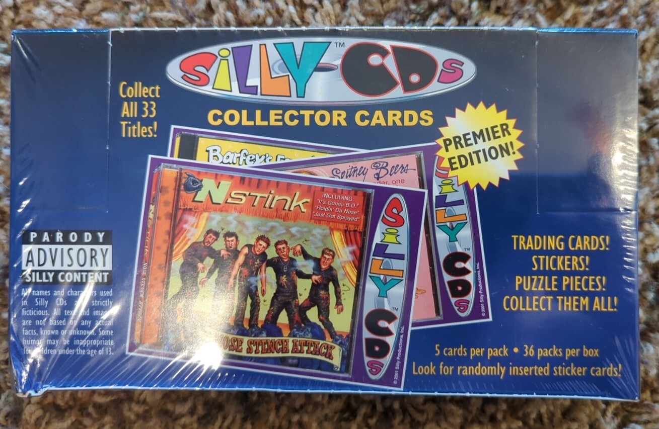 Silly CDs 2001 Premier Edition Collector Cards Stickers 36 Packs Sealed ...