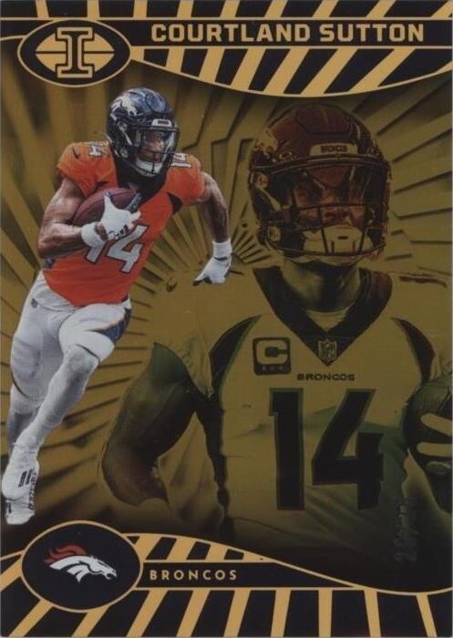 2024 Panini Illusions - Courtland Sutton #23 Trophy Collection Gold /25 ...