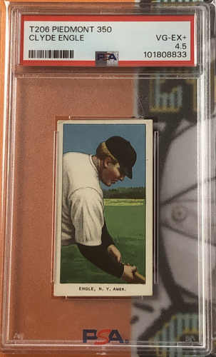 1909-11 T206 Clyde Engle PSA 4.5 Piedmont 350 | eBay