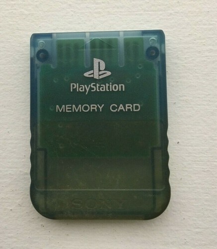 Sony PlayStation OEM Official 1 PS1 PSX Memory Card SCPH-1020 - BLUE ...