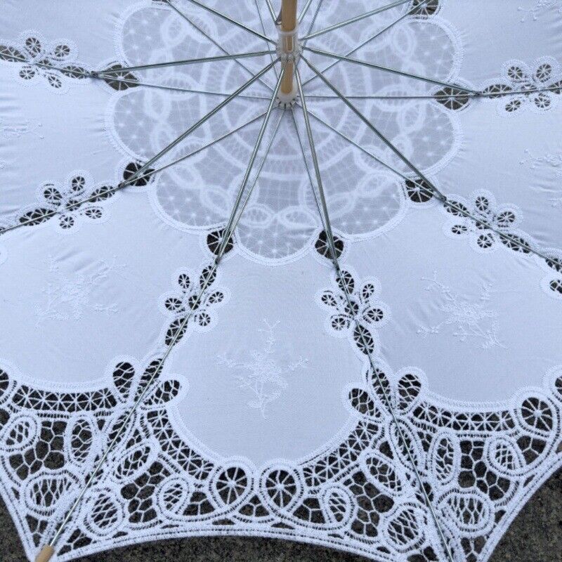 Lace Embroidery Sun Lace Umbrella Retro Princess Dance Umbrella - 3 ...