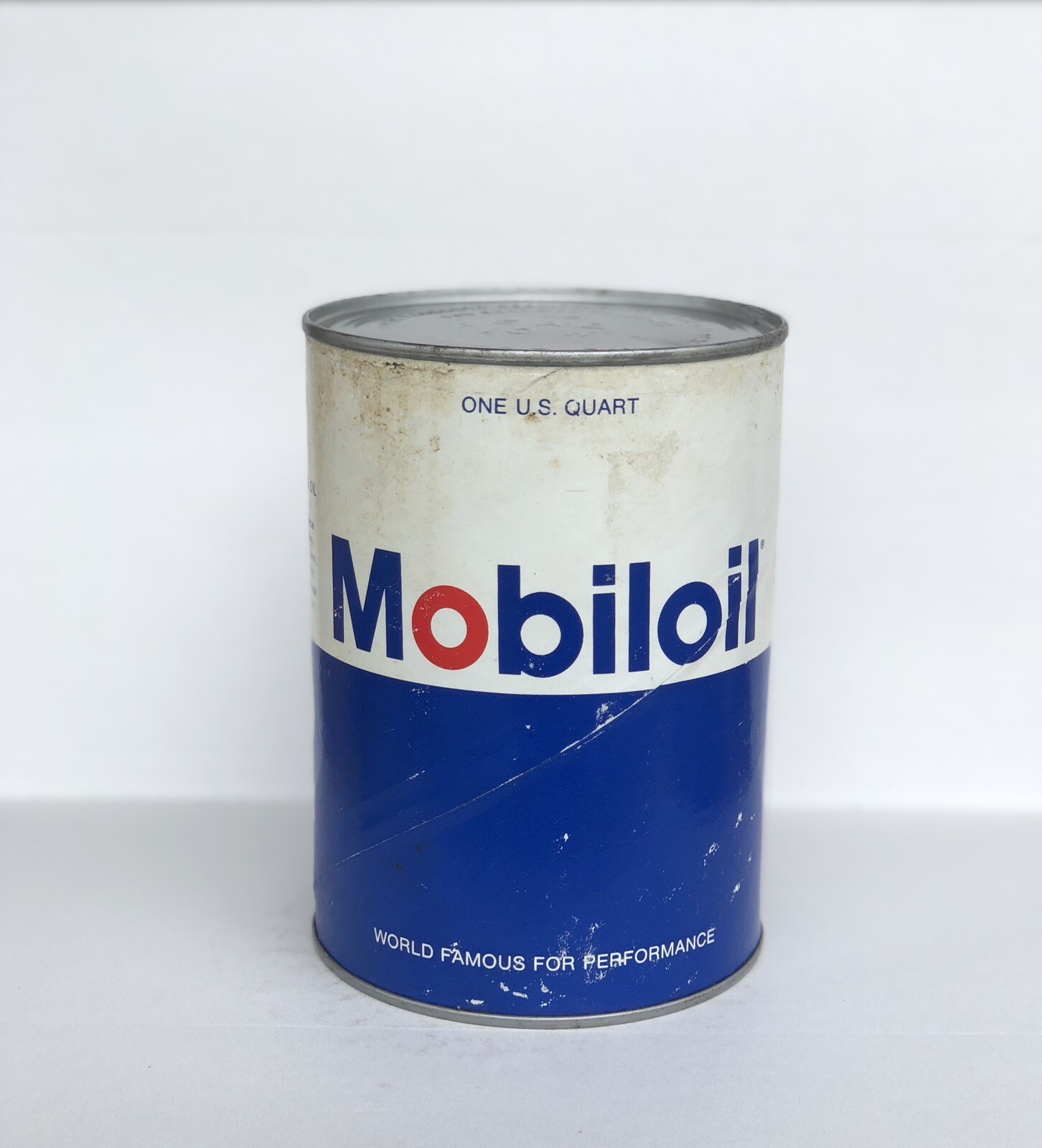 Mobil Oil 1 Quart Oil Can | eBay