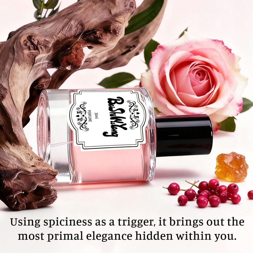 Warm Spicy Oriental Perfume 30ml - Soft Floral Rose Scent with Woody ...