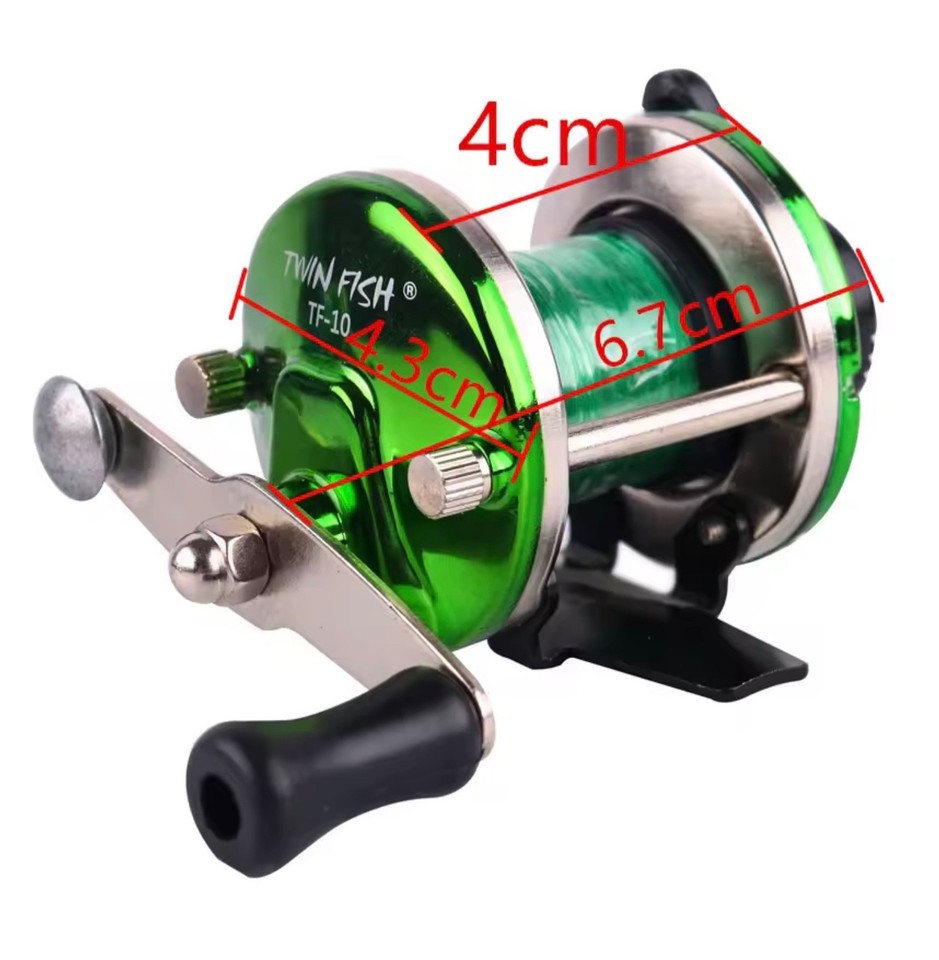 Sea Fishing Reel - Very Small Drum Reel For Boat Ice Pier Rock ...