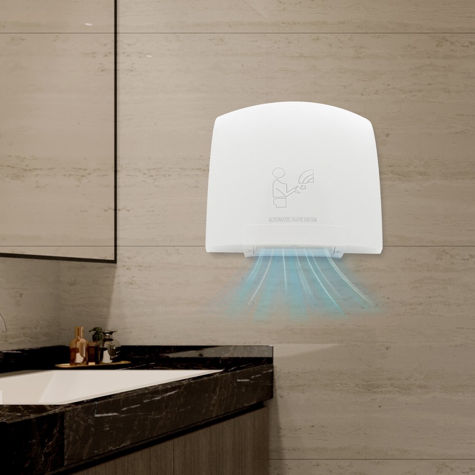 Electric Hand Dryer, Commercial Compact Air Hand Dryer, Automatic Hand ...