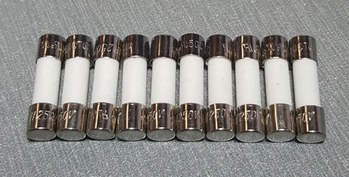 10PCS 250mA T250mA Ceramic Fuse M205 5mm x 20mm Slow Blow 250V ...