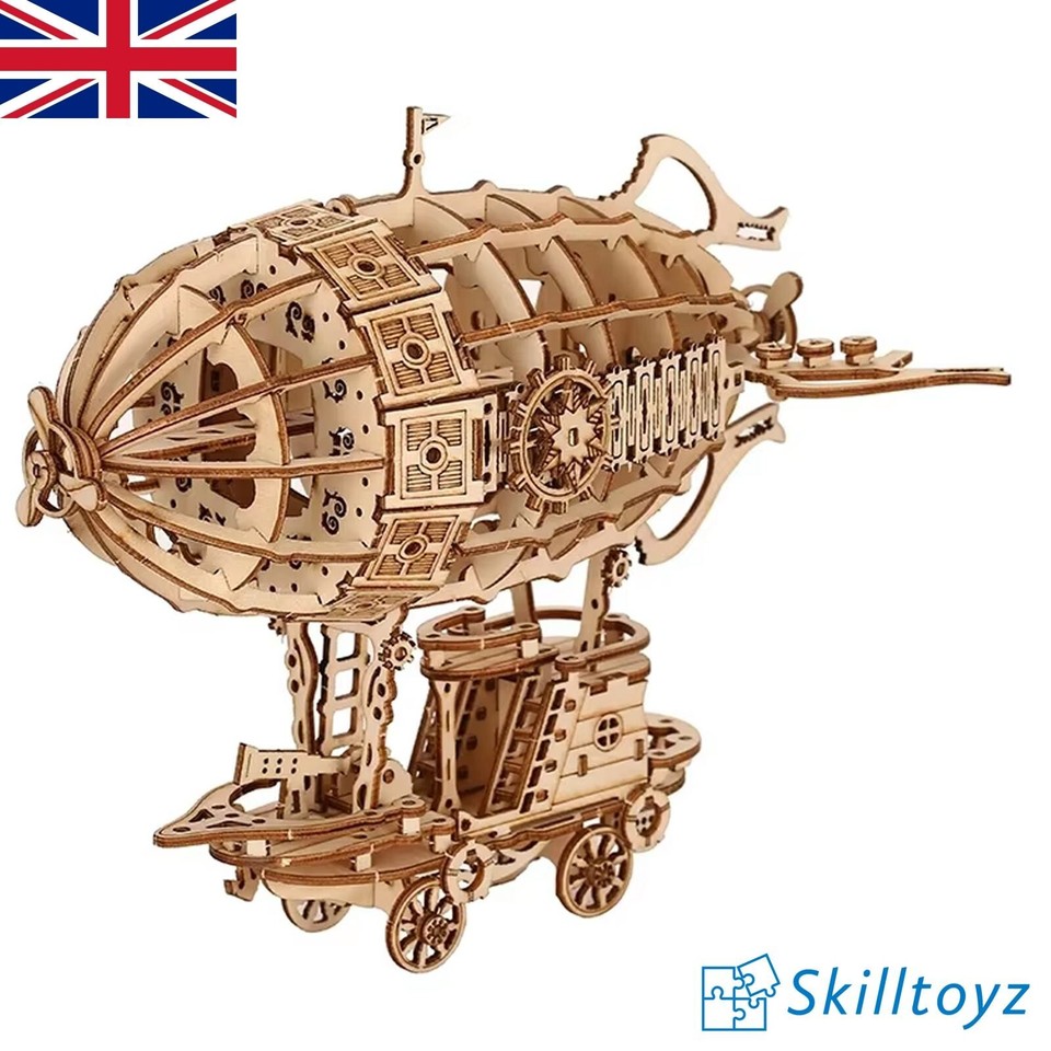 IQ Wooden Model Kits DIY 3D Laser Cut Plywood Self Assembly Fun Puzzle ...
