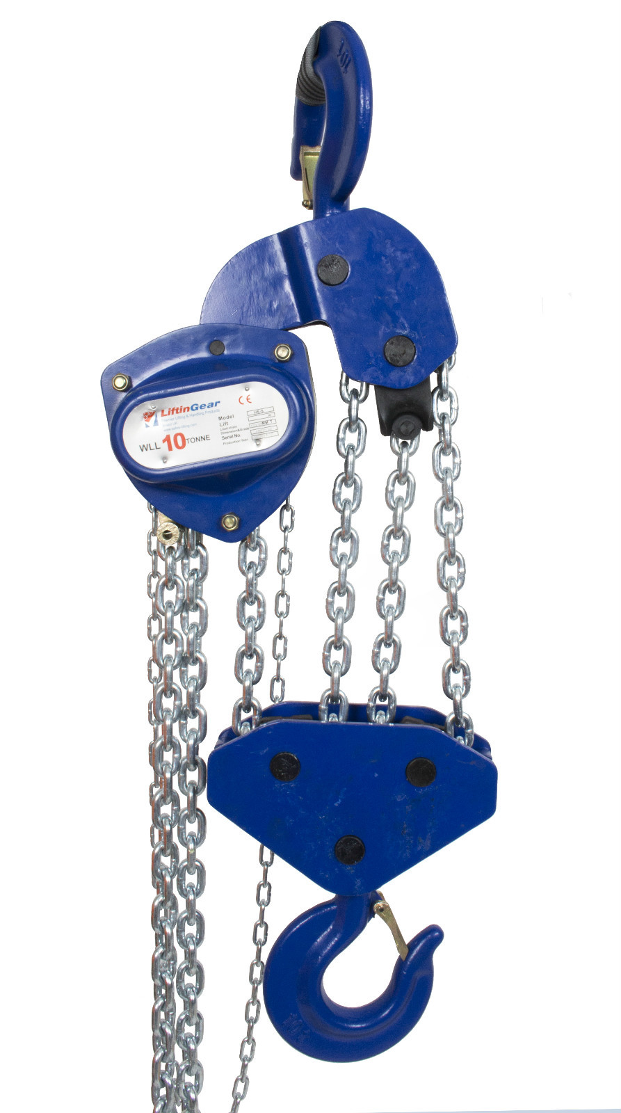 LiftinGear 10 Tonne x 6mtr Chain Block Tackle Manual Hand Lifting ...