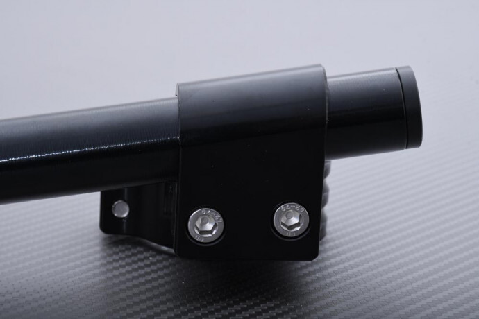 Black High Rise Clip-on Handlebars 50mm YAMAHA FAZER 800 FZ8-S RN25 ...