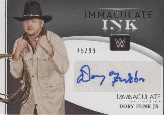 2022 Panini Immaculate Collection WWE - Immaculate Ink Dory Funk Jr. # ...