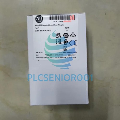 NEW AB 2080-SERIALISOL Micro800 Isolated Serial Port Plug-In | eBay