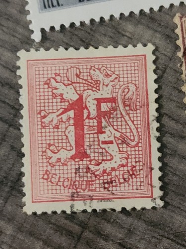 Belgie Belgique Foreign 1f Red Stamp Used - #A271 | eBay