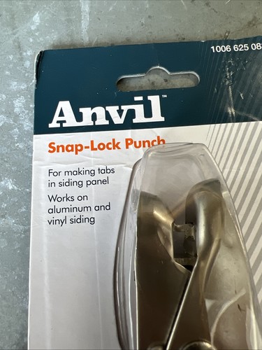 Anvil Tools Snap Lock Punch for Sheet Metal | eBay