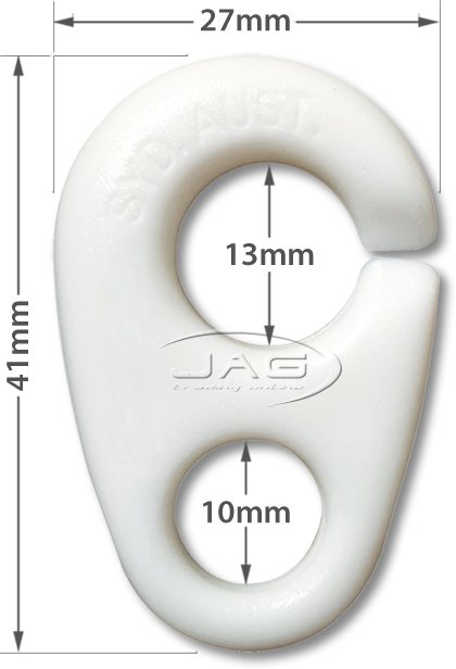 50 x NYLON SISTER CLIPS - Boat/Yacht/Sailing/Marine/Nautica/Flag ...