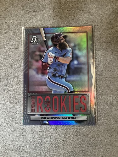 2022 Bowman Platinum Brandon Marsh Renowned Rookies Insert Rookie Card ...
