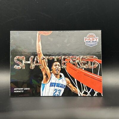 2012-13 Panini Past and Present Shattered Black Ice Anthony Davis ...