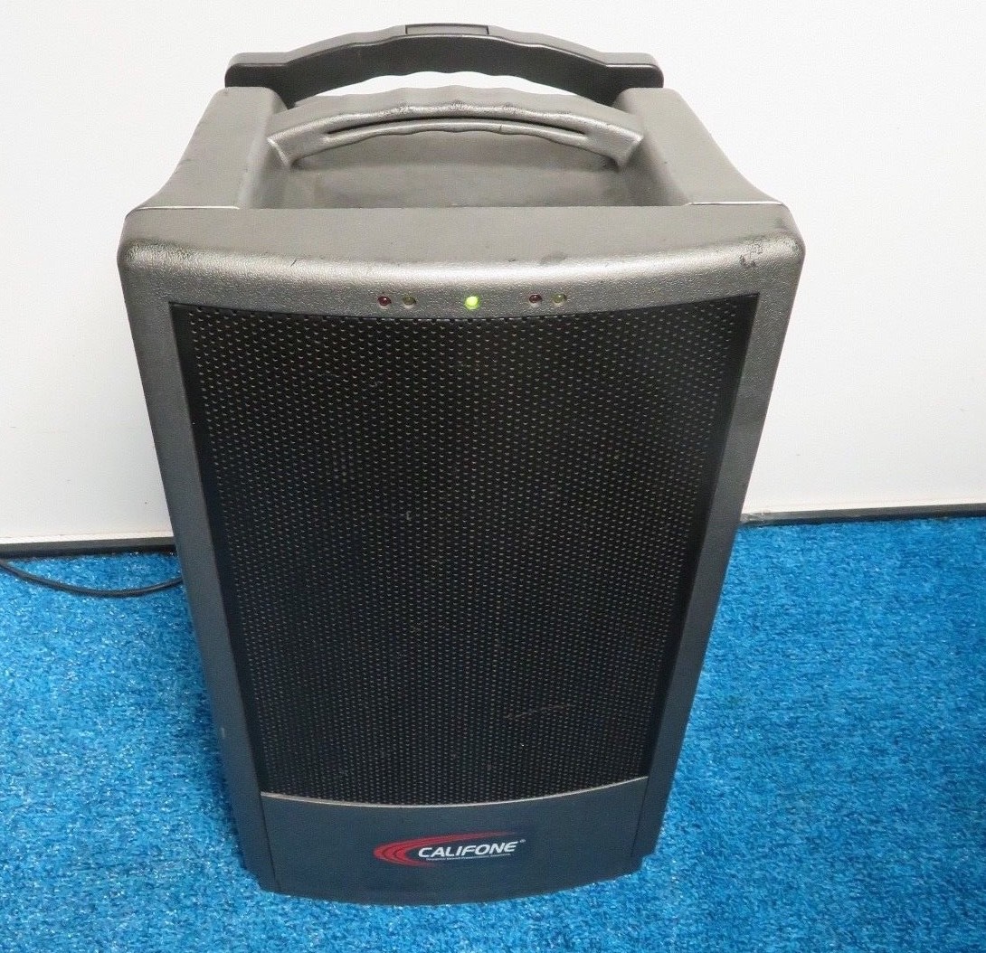 Vintage Califone Model PA-916 Portable PA Amplifier Speaker Silver on ...