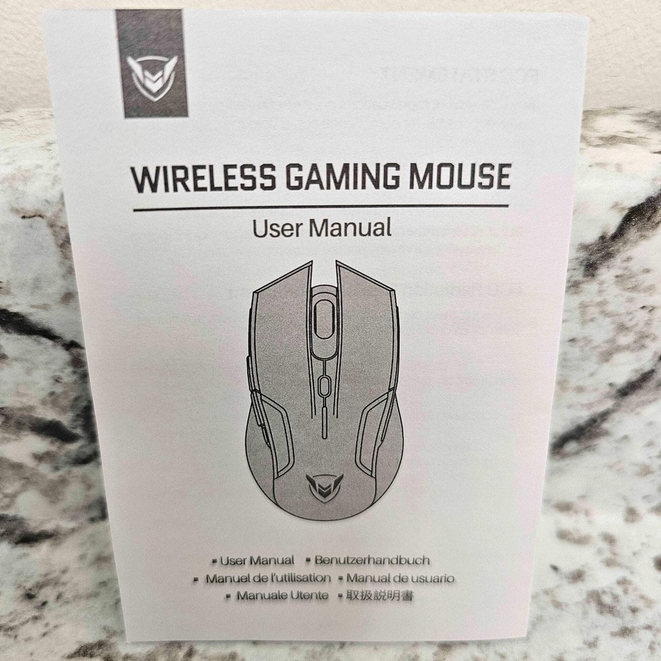 Wireless Gaming Mouse RGB 10000 DPI Optical PC Laptop 6 Buttons Pictek ...