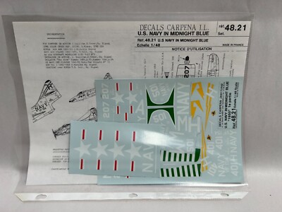 NEW Vtg Carpena 48.21 P-47 US Navy Midnight Blue Model Airplane 1/48 ...