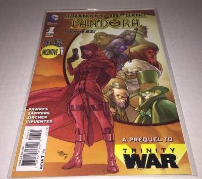 DC Comics- TRINITY OF SIN PANDORA #1 Variant New 52 1:25 DC 1st Print ...