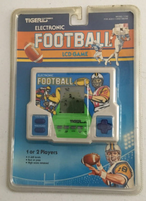 Vintage 1989 Tiger Electronics Electronic Football LCD Handheld Video ...