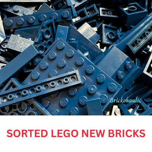 Lego Dark Blue Color Sorted Bricks Pieces Plates Parts Bulk Assorted ...
