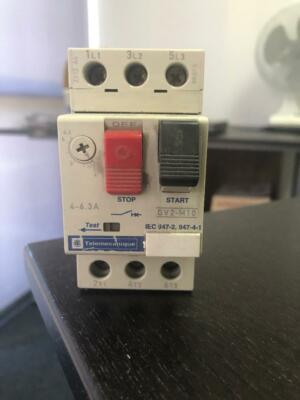 TELEMECANIQUE MOTOR CIRCUIT BREAKER GV2M14 6-10AMP | eBay