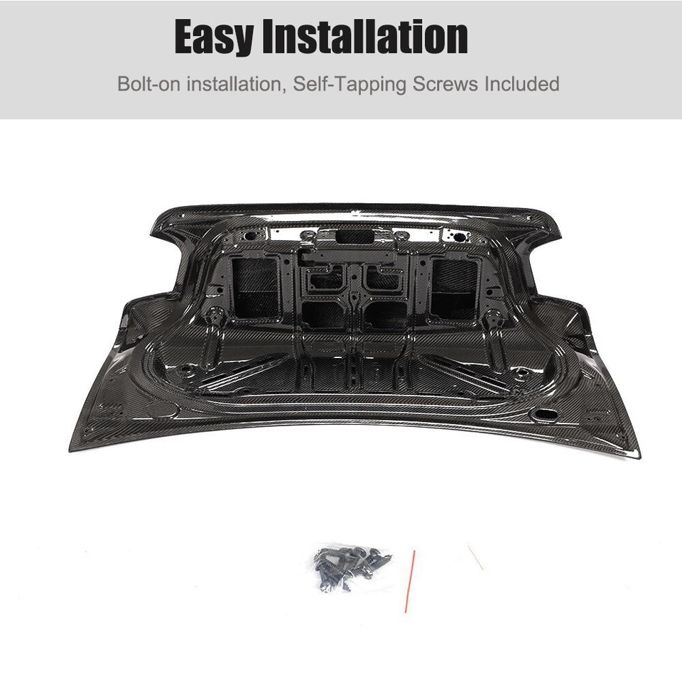 For BMW 2 Series F87 M2 M2C 16UP Dry Carbon Fiber Rear Trunk Boot Lid ...