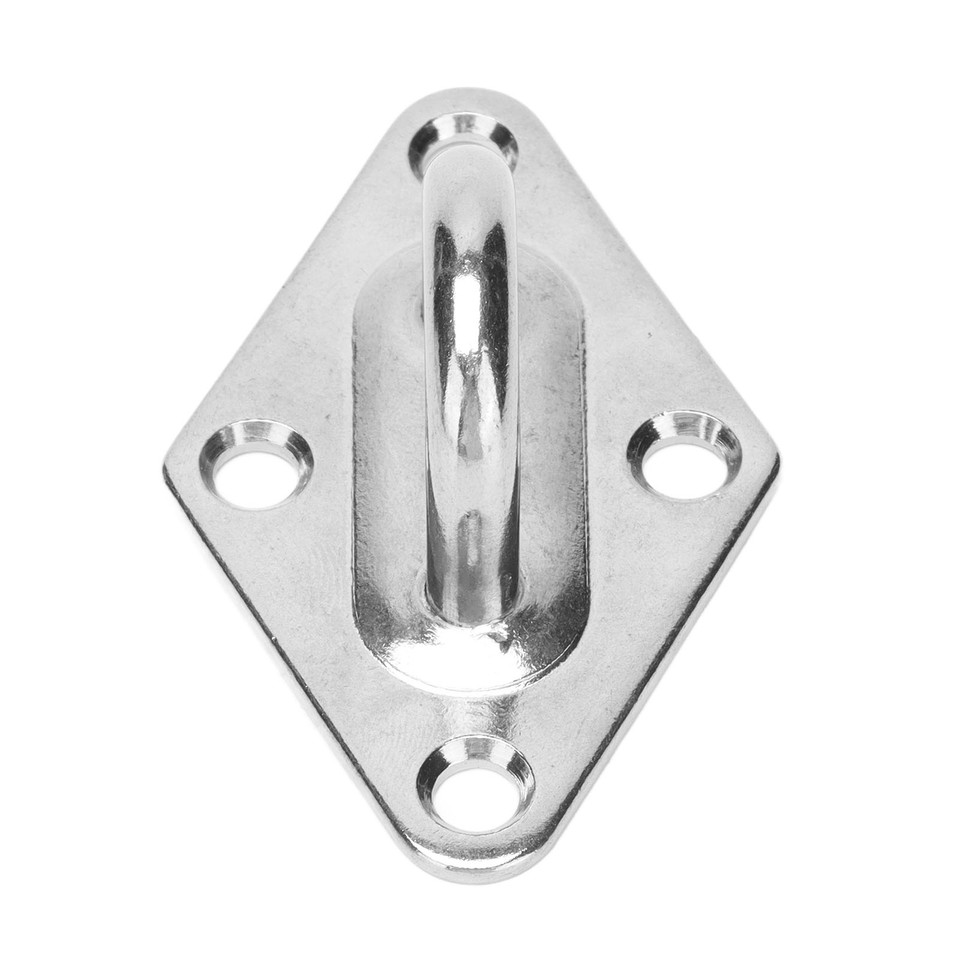 10Pcs Eye Plate Heavy Duty Suspension Pad Hammock Hooks Marine Fixed ...