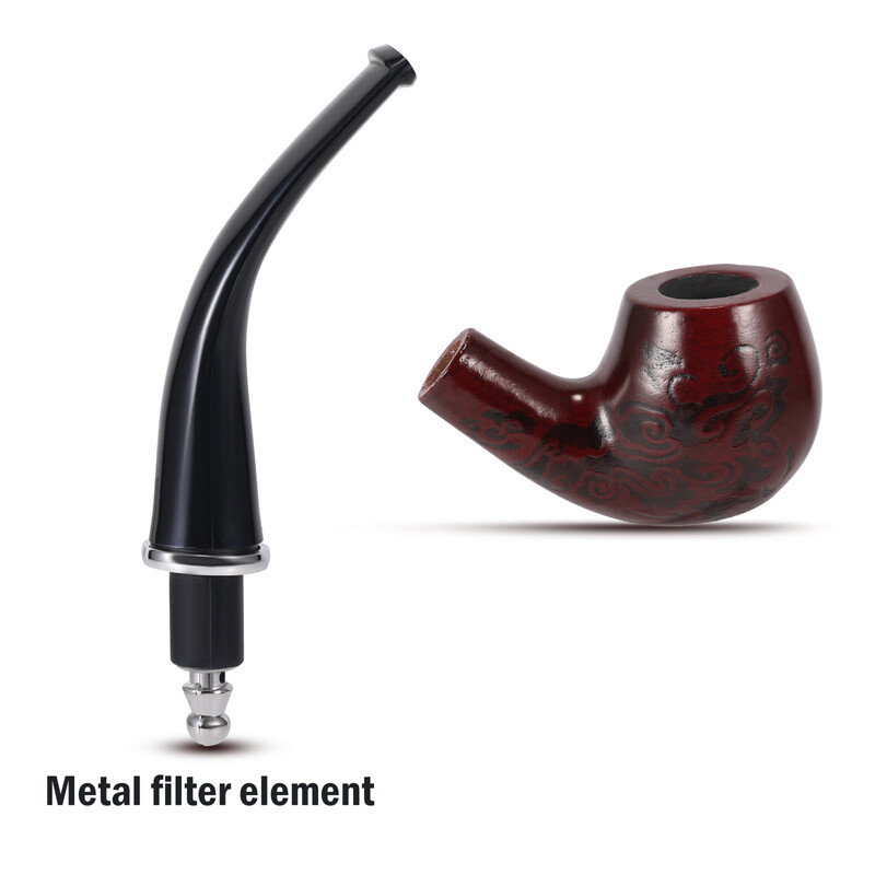 2 Durable Wooden Wood Smoking Pipe Tobacco Cigarettes Cigar Pipes ...