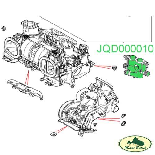 Land Rover Heater Water Control Valve Range 03-12 JQD000010 for sale ...