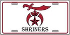 Shriners Logo Metal Novelty License Plate Tag LP2486 | eBay