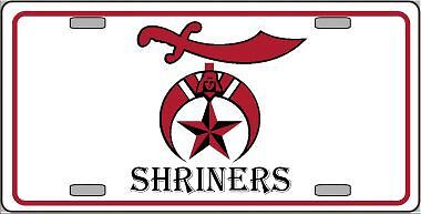 Shriners Logo Metal Novelty License Plate Tag LP2486 | eBay