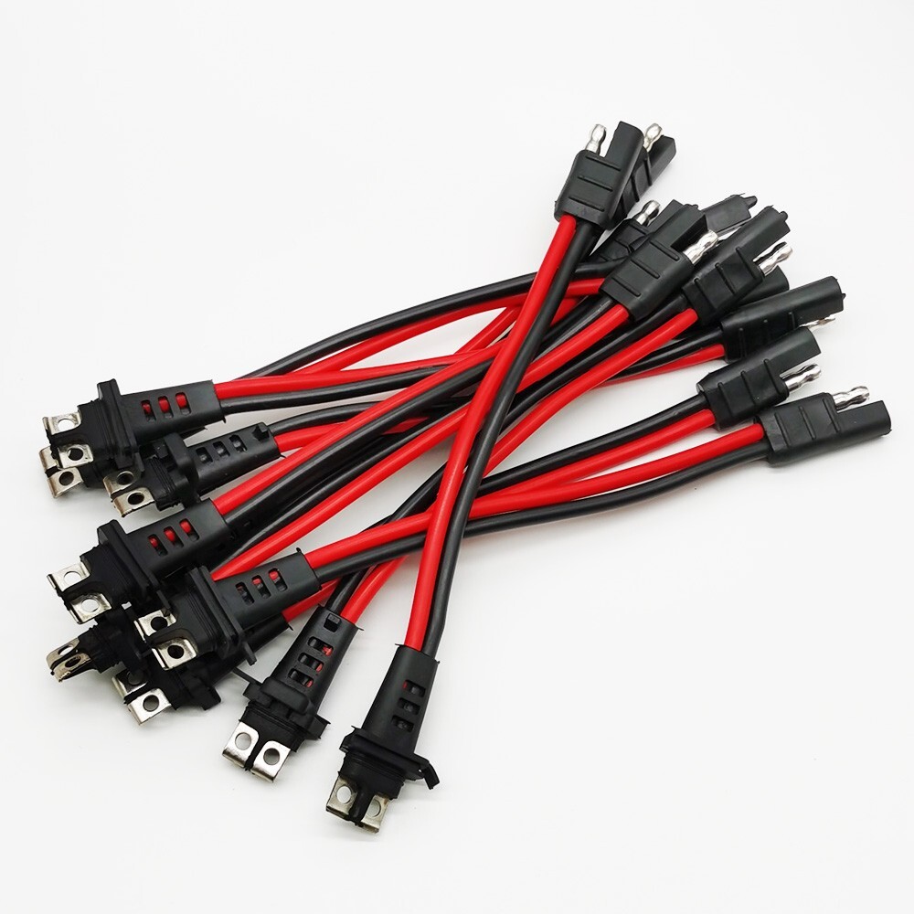 10x Power Cable Connector Tail Circuit Buttcock Cord For Motorola GM338 ...