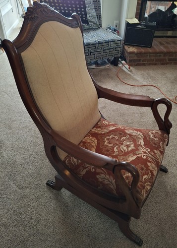 Vintage Duncan Phyfe Gooseneck Rocking Chair, LOCAL PICKUP ONLY | eBay