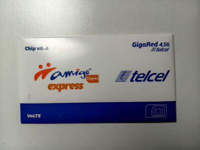 Mexico TELCEL SIM CARD mexican. TOTALMENTE ACTIVADA | eBay