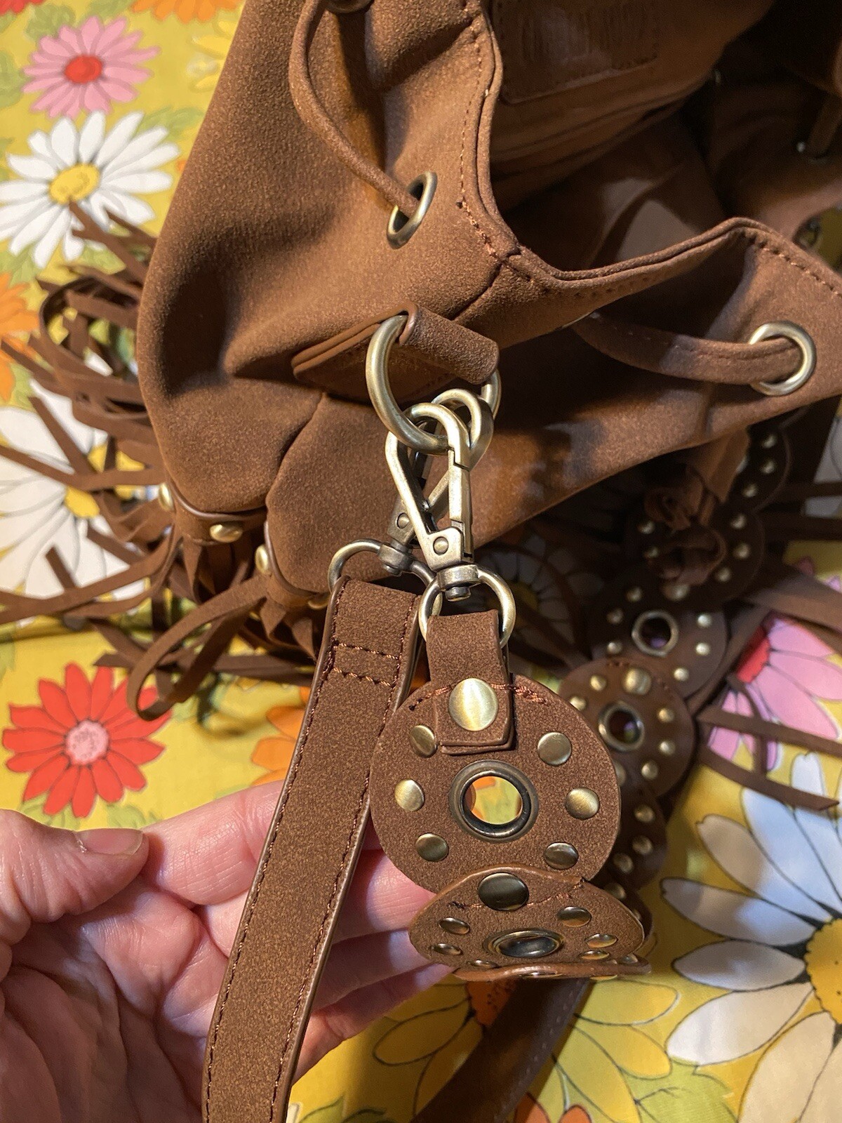 Current Mood Mushroom Purse Vintage Style Fringe Mushroom Handbag | eBay