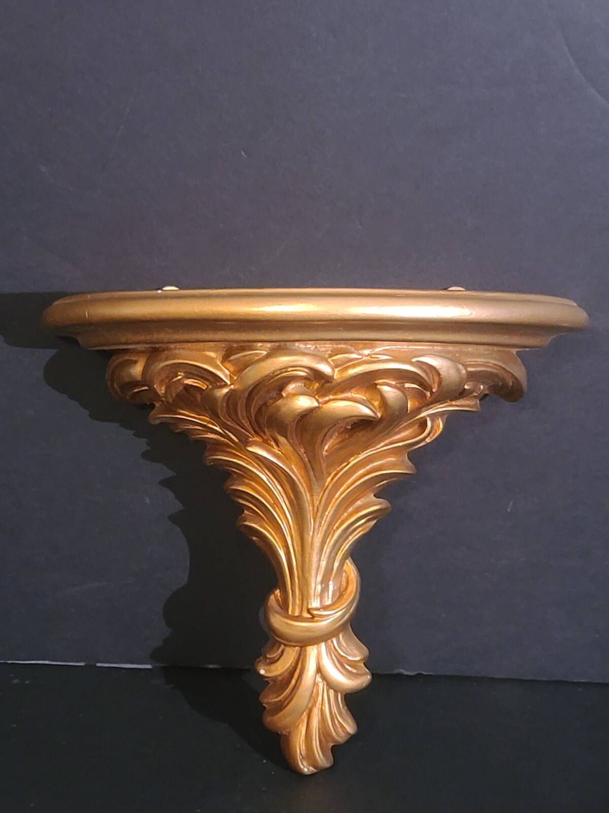 Roman Art Company Robia Ware Wall Gold Scone Shelf Classic Style Greece ...