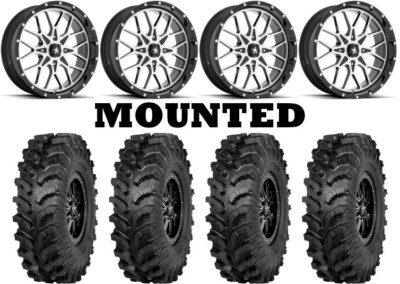 Kit 4 ITP MT911 Tires 32x10-15 on MSA M45 Portal Machined Wheels POL | eBay