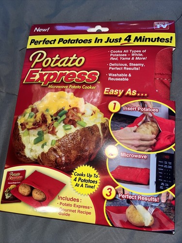 AS SEEN ON TV POTATO EXPRESS MICROWAVE POTATO COOKER IN 4 MINUTES ...