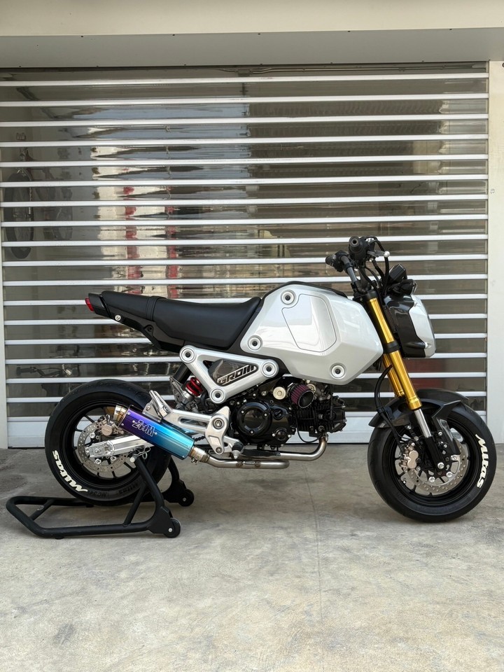 ZoOM LOOP Exhaust Honda MSX GROM 125 2022-2025 Full System TITANIUM ...