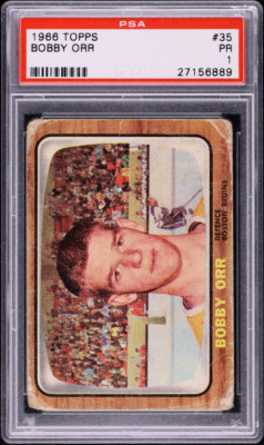 1966 Topps #35 Bobby Orr Rookie Card PSA 1 | eBay