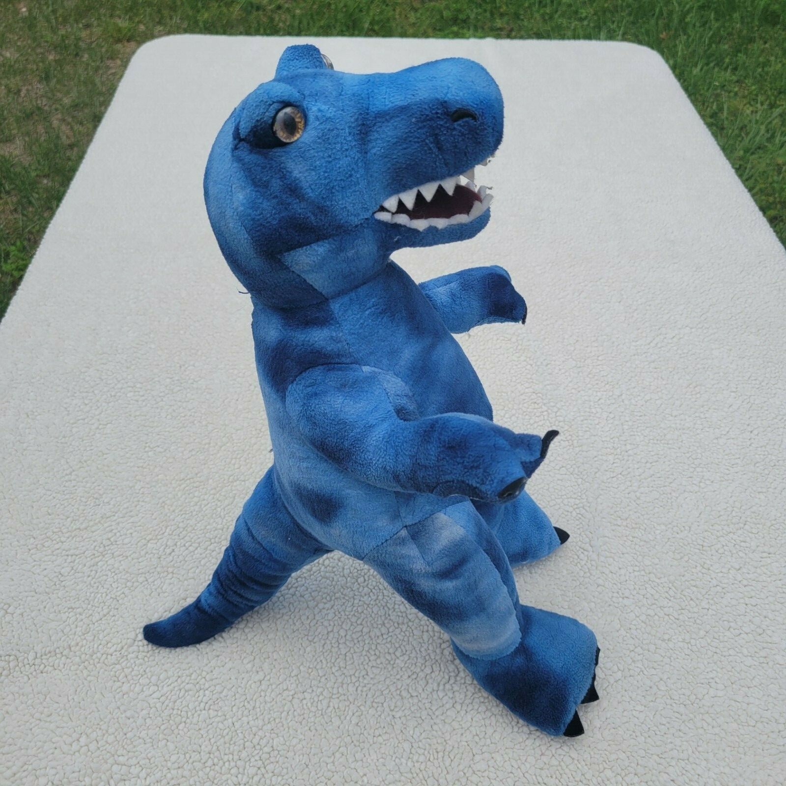 Build A Bear Blue 16" Tyrannosaurus T Rex Jurassic Dinosaur Plush BABW ...