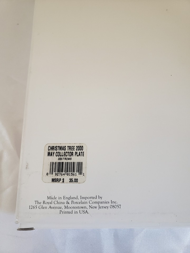 Vintage 2000 Spode Christmas Tree Annual Collector Plate With Angel ...