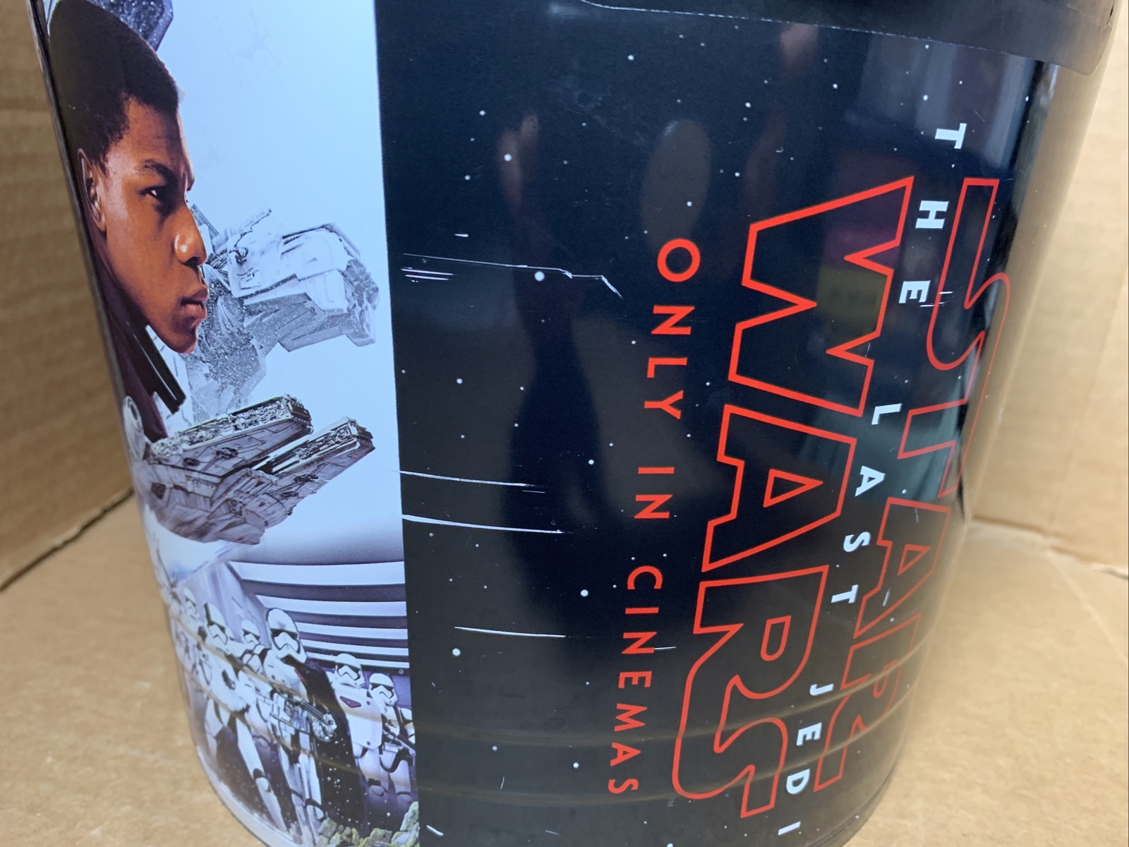 Churchill Star Wars Popcorn Bucket Can The Last Jedi Plastic Movie ...