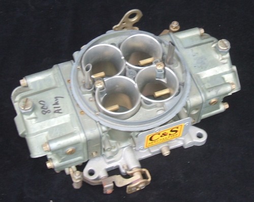 C & S 800 cfm Aerosol Billet Alcohol Carburetor Alky C and S Holley ...